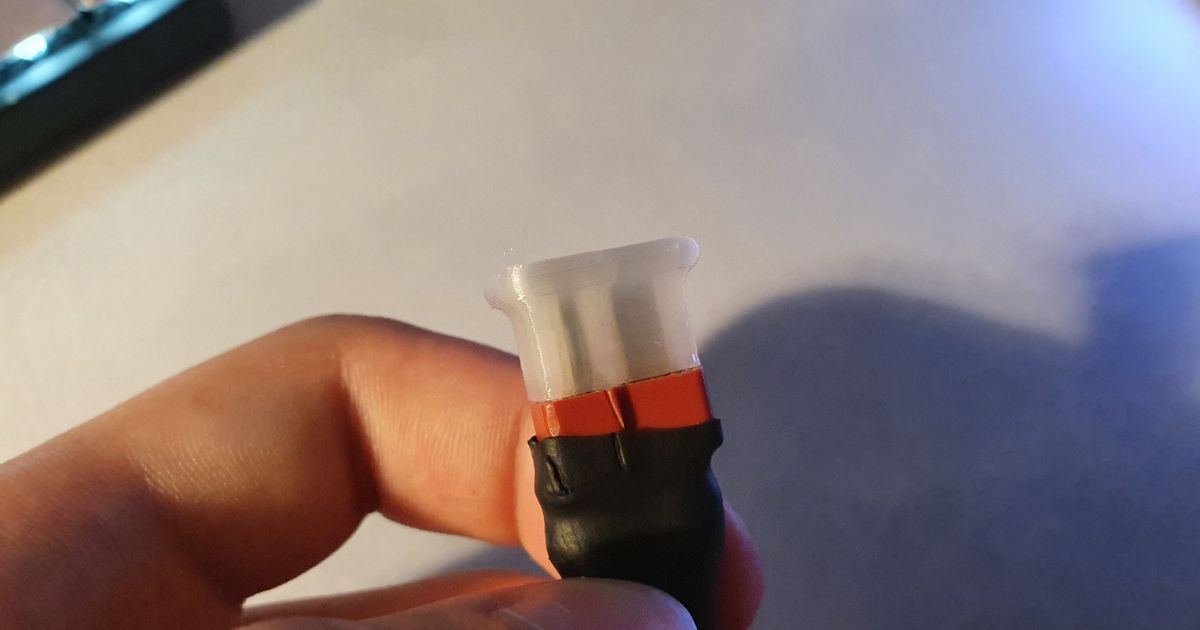 Male Deans plug cover by Sjölin | Download free STL model | Printables.com