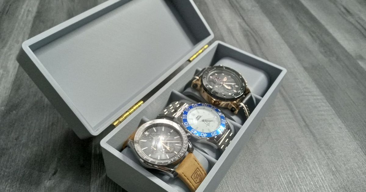 Watch Box 4 Slot by Logan Jones | Download free STL model | Printables.com