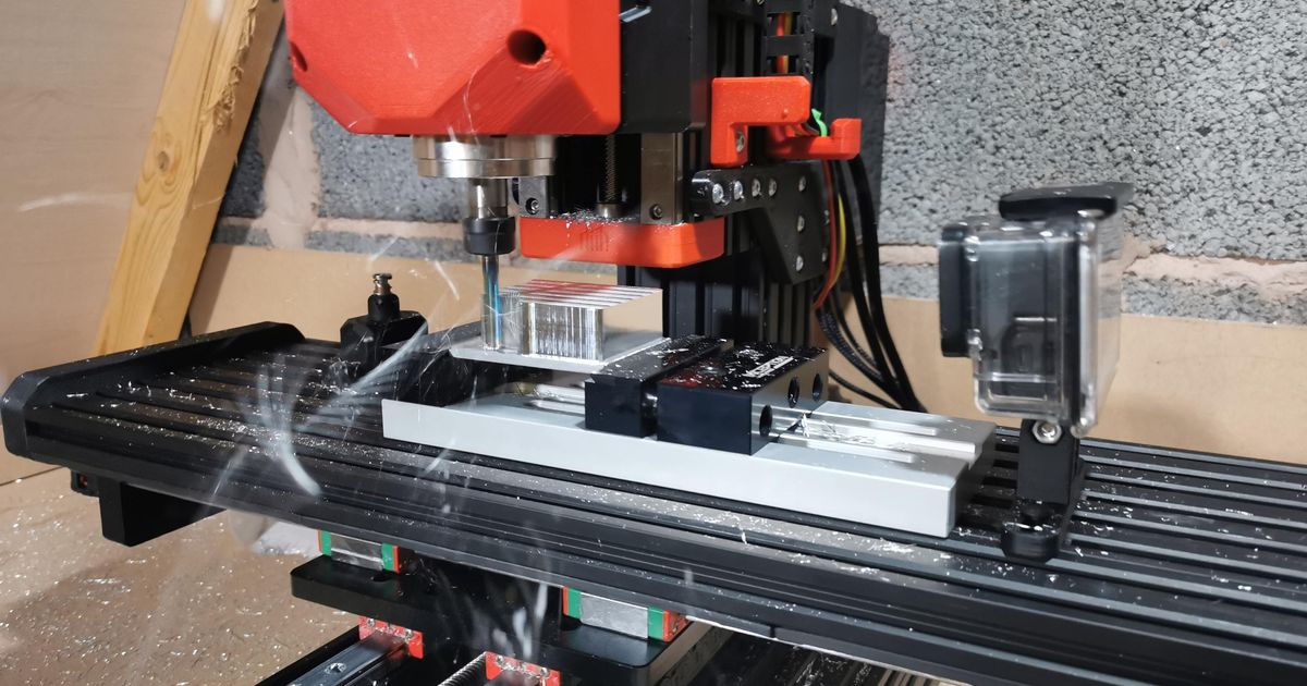 GoPro mount for 2020 based CNC tables by 3DP and Me | Download free STL ...