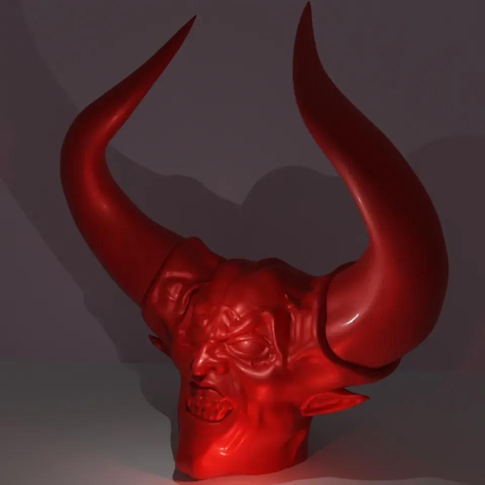 Lucky 13 Lord of Darkness head by Maker81 | Download free STL model ...