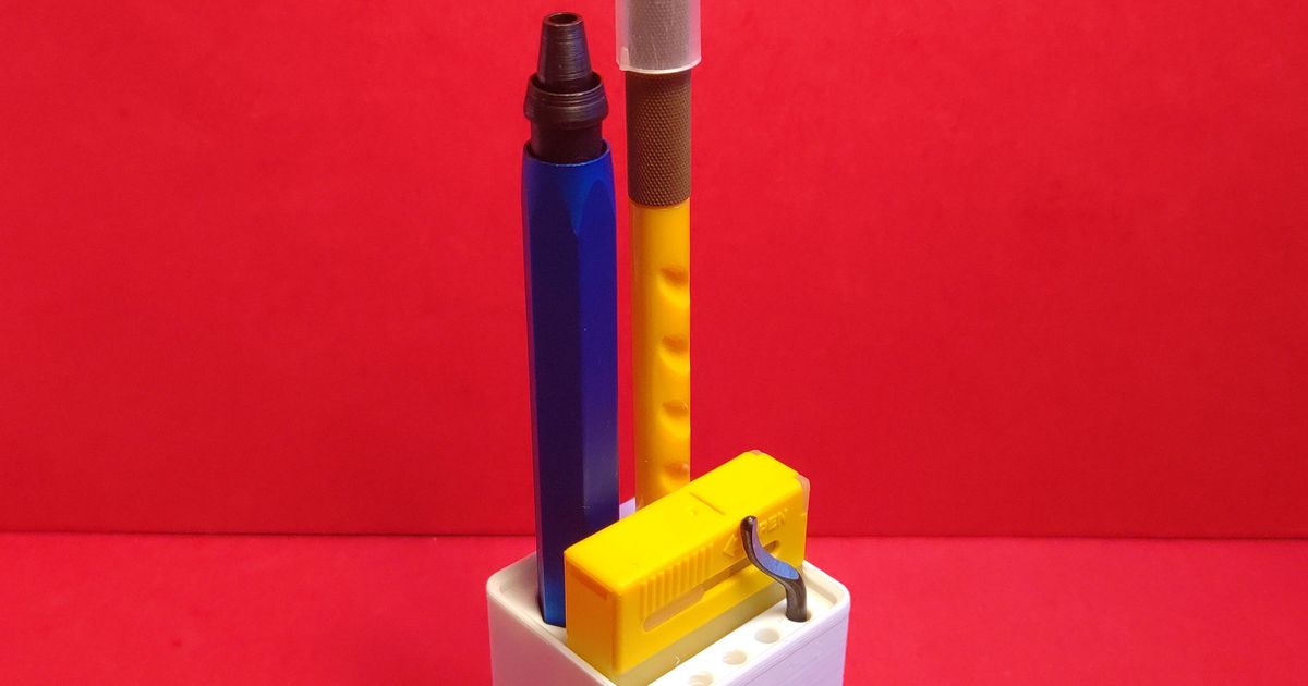 Gridfinity Deburring Tool & Hobby Knife Holder by orax | Download free STL model | Printables.com