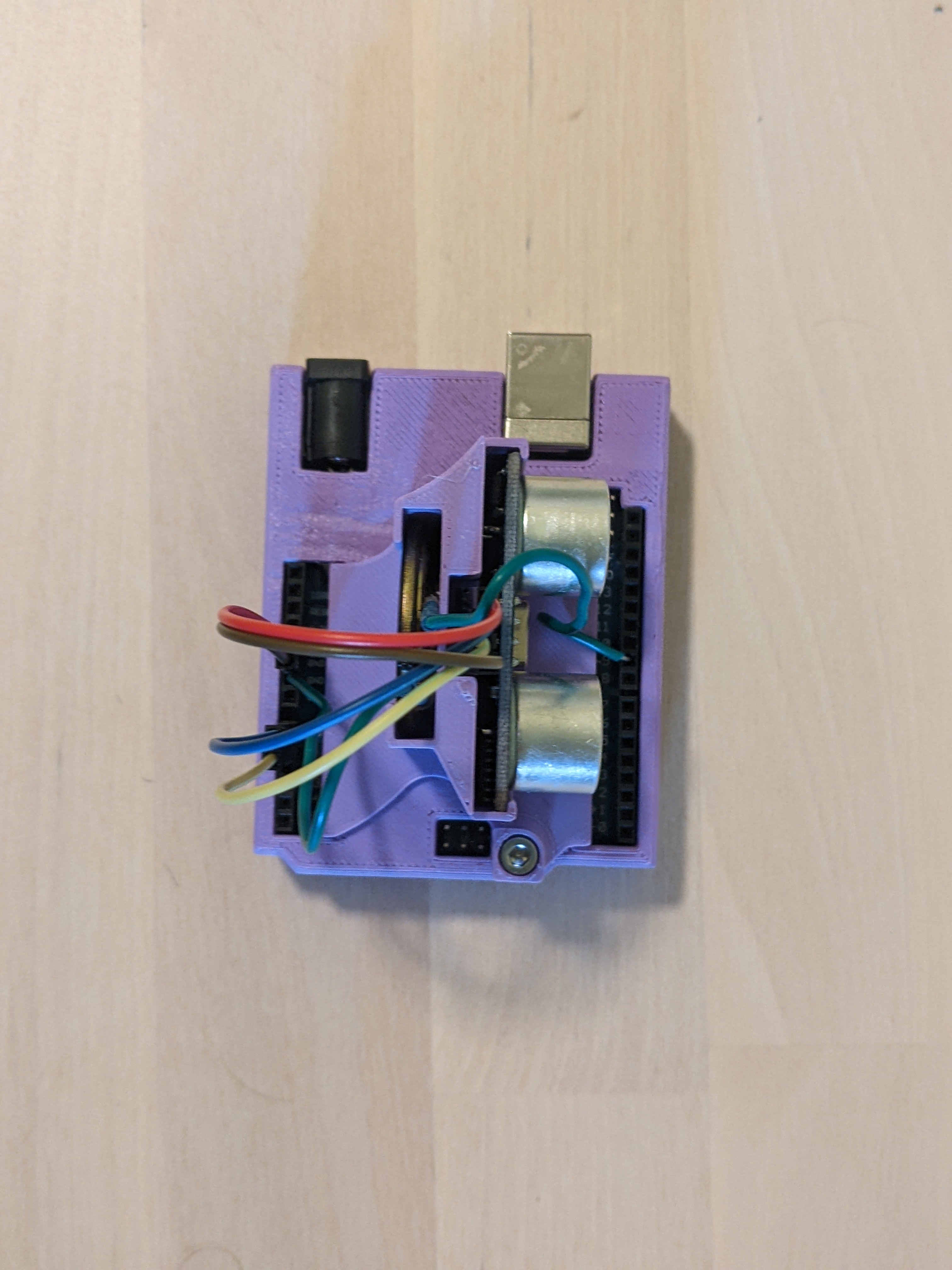 [mod] Get Up And Move V2 Ping Sensor And Speaker Arduino Uno Case Mod