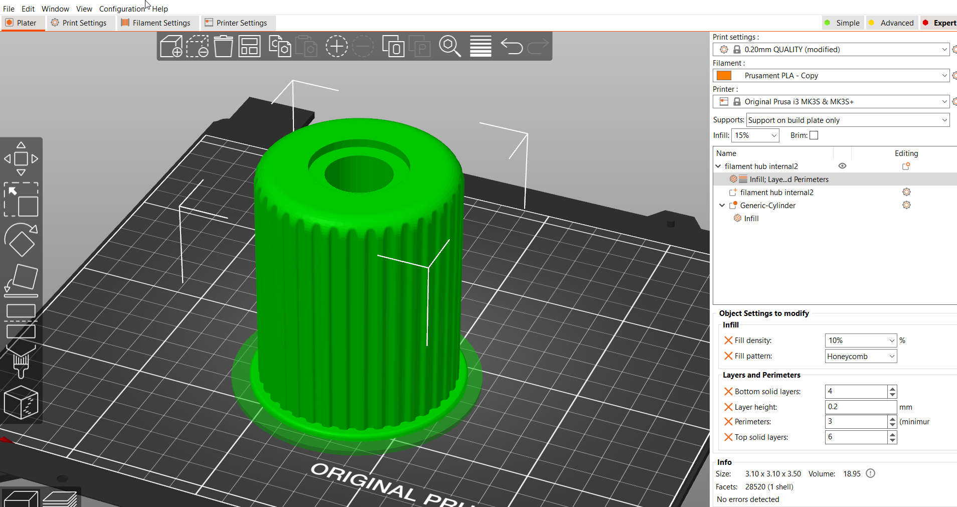 Filament Hub Expander by Luce | Download free STL model | Printables.com