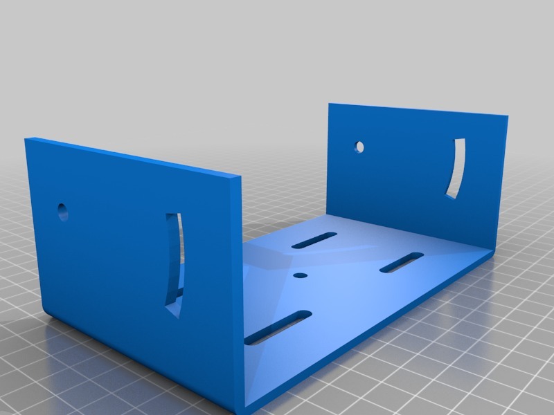 ID-5100 radio mounting bracket by taxilian | Download free STL model ...