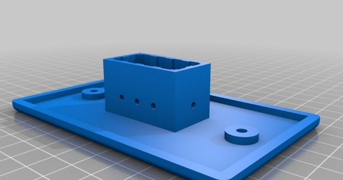 Anderson/Powerpole wall plate - single 2x4 box by taxilian | Download ...