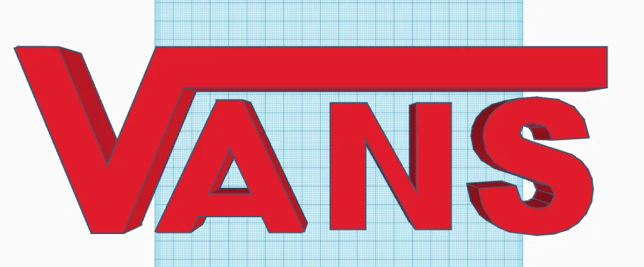 VANS Logo by GJW | Download free STL model | Printables.com