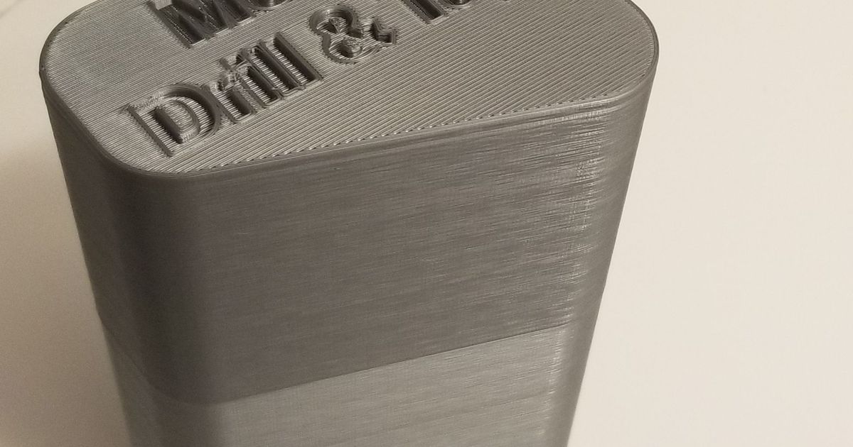 Metric Drill and Tap Index / Container by Gooch | Download free STL ...