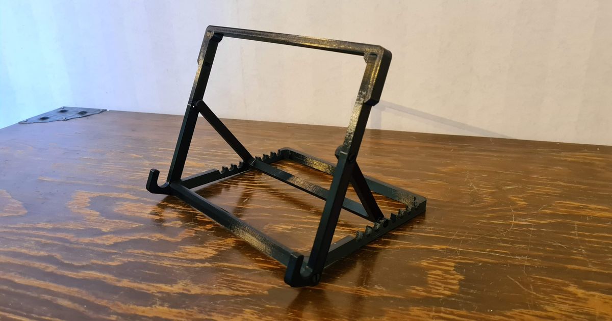 Adjustable Tablet Stand 200x150mm por Tim A. | Descargar modelo STL ...