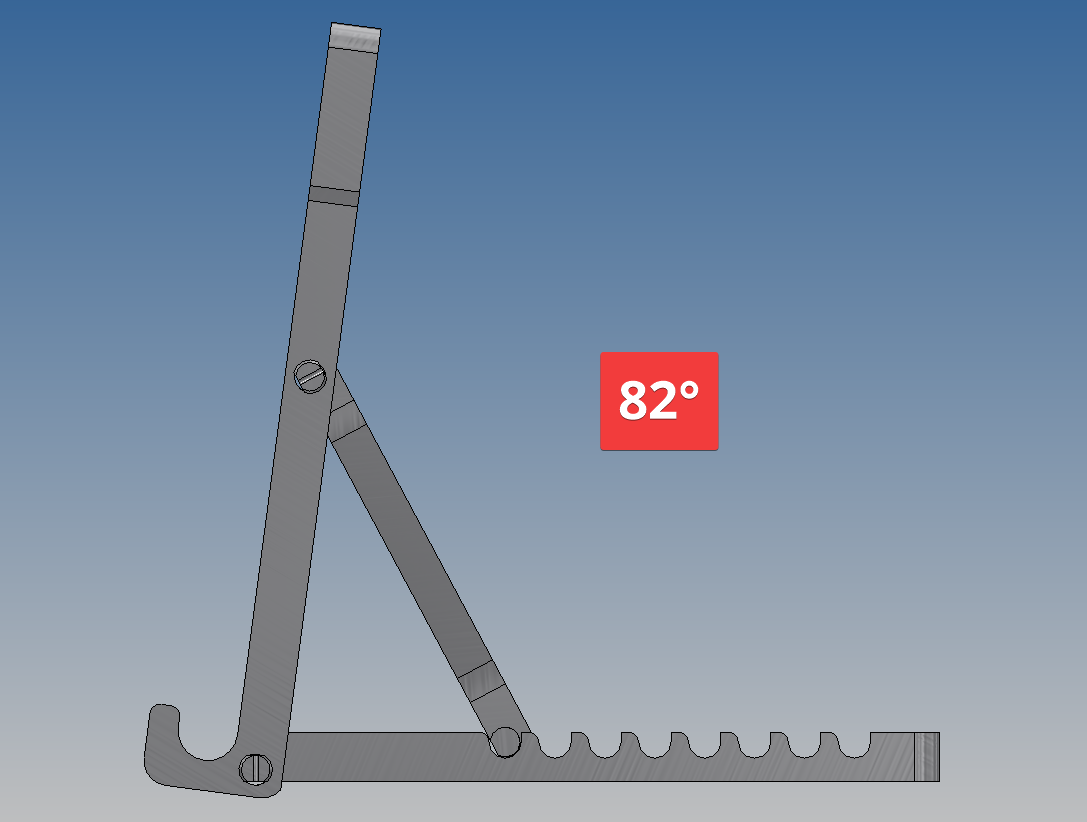 Adjustable Tablet Stand 200x150mm por Tim A. | Descargar modelo STL ...