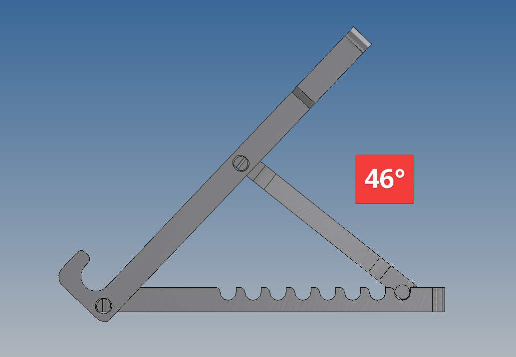 Adjustable Tablet Stand 200x150mm por Tim A. | Descargar modelo STL ...