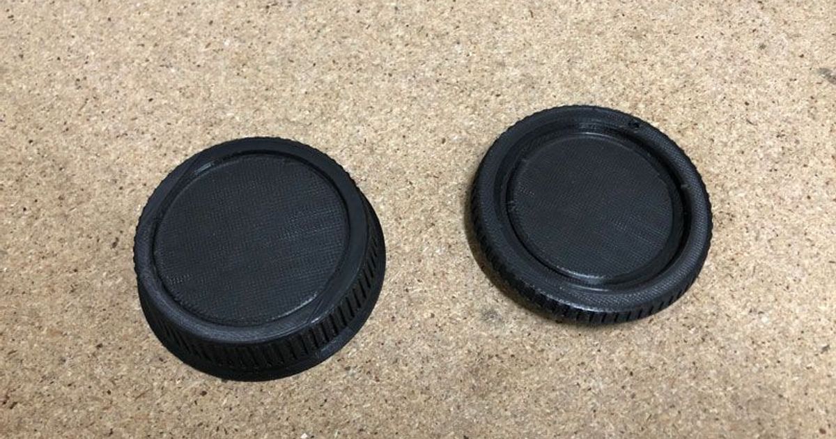 Sensor and lens cap by Kermit | Download free STL model | Printables.com