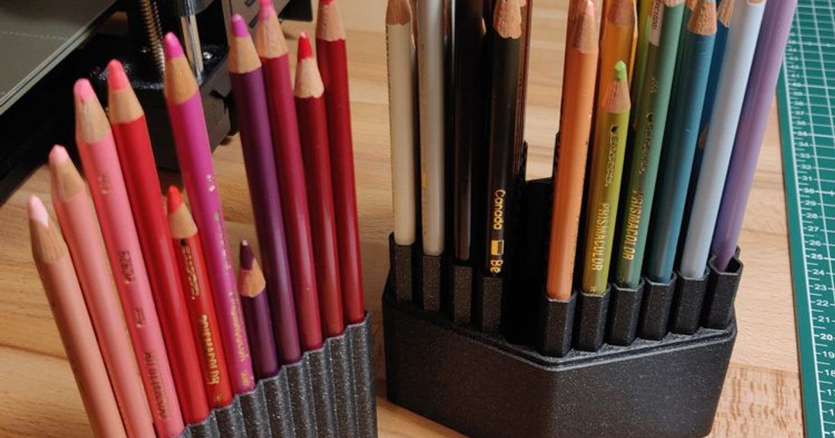 Pencils box by Etuvair | Download free STL model | Printables.com