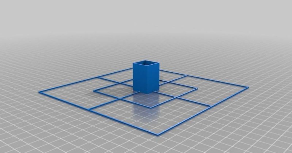 X/Y/Z axis calibration squares by AntoDelG | Download free STL model ...