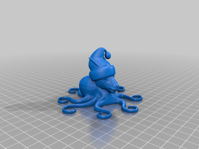 Christmas' Holy OctoGoat by AntoDelG | Download free STL model ...