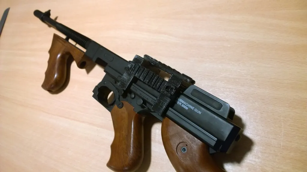 Picatinny rails for Thompson by AntoDelG | Download free STL model ...