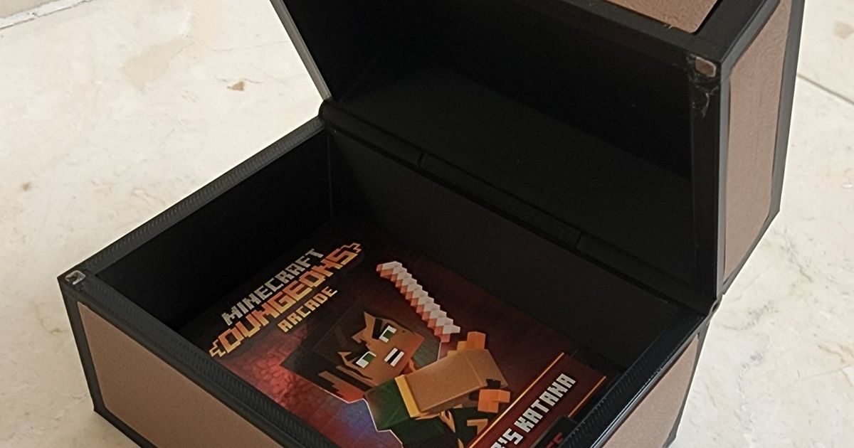 Minecraft Dungeons Arcade Card Crate by Printin'Monkey | Download free ...