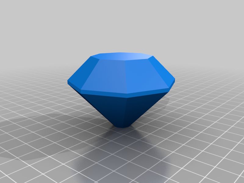 Faceted Gem Toy Prop by polywhale | Download free STL model ...
