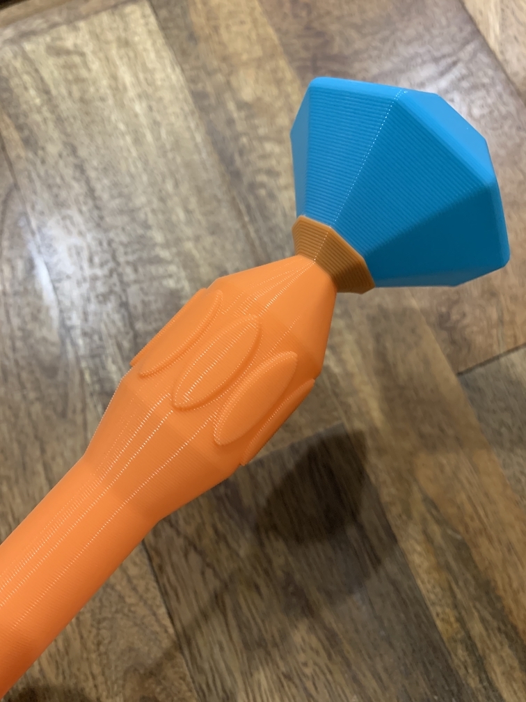 Scepter Wand Toy With Gem - Vase Mode by polywhale | Download free STL ...