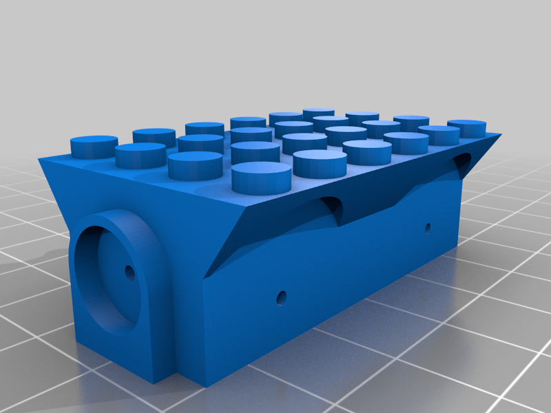 Brio-Lego-compatible Carriage Wideload with Tack Axles by polywhale ...