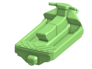 Jet ski keychain by cclontz | Download free STL model | Printables.com
