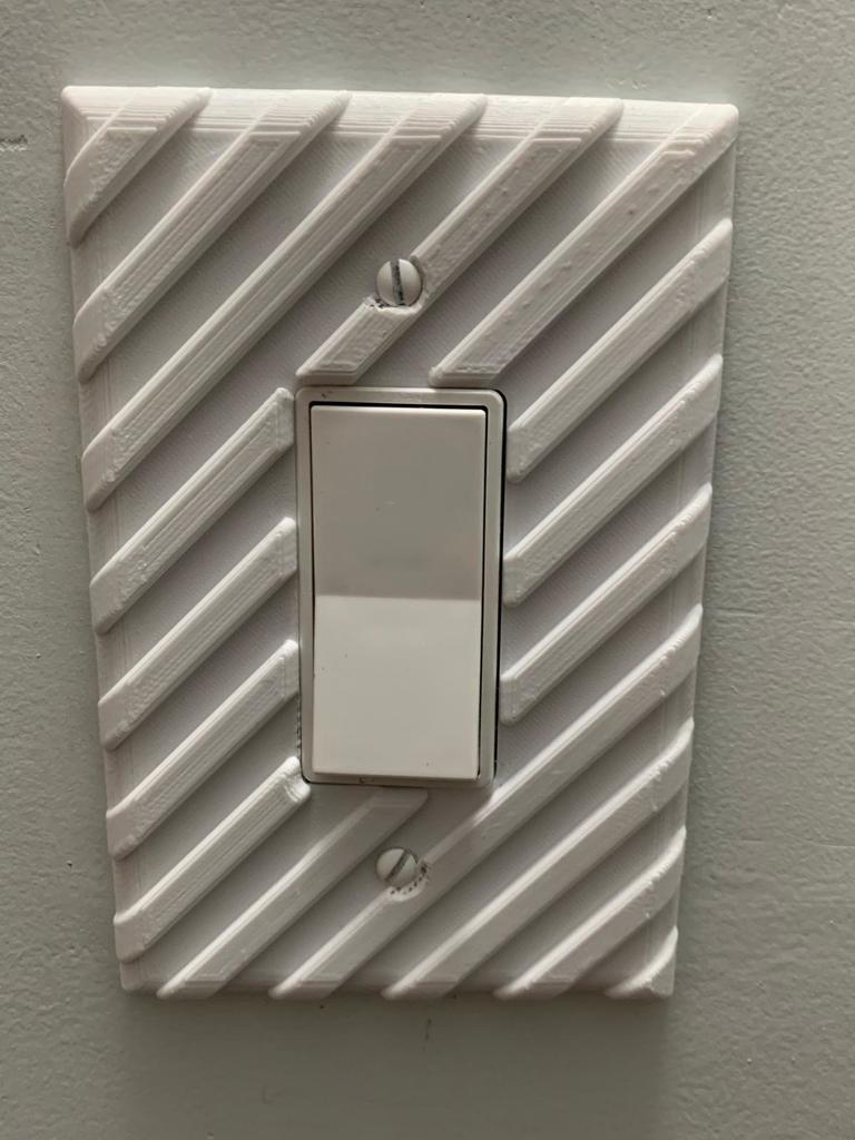 Over-sized Light-switch Wall-plate by jzerykier | Download free STL ...