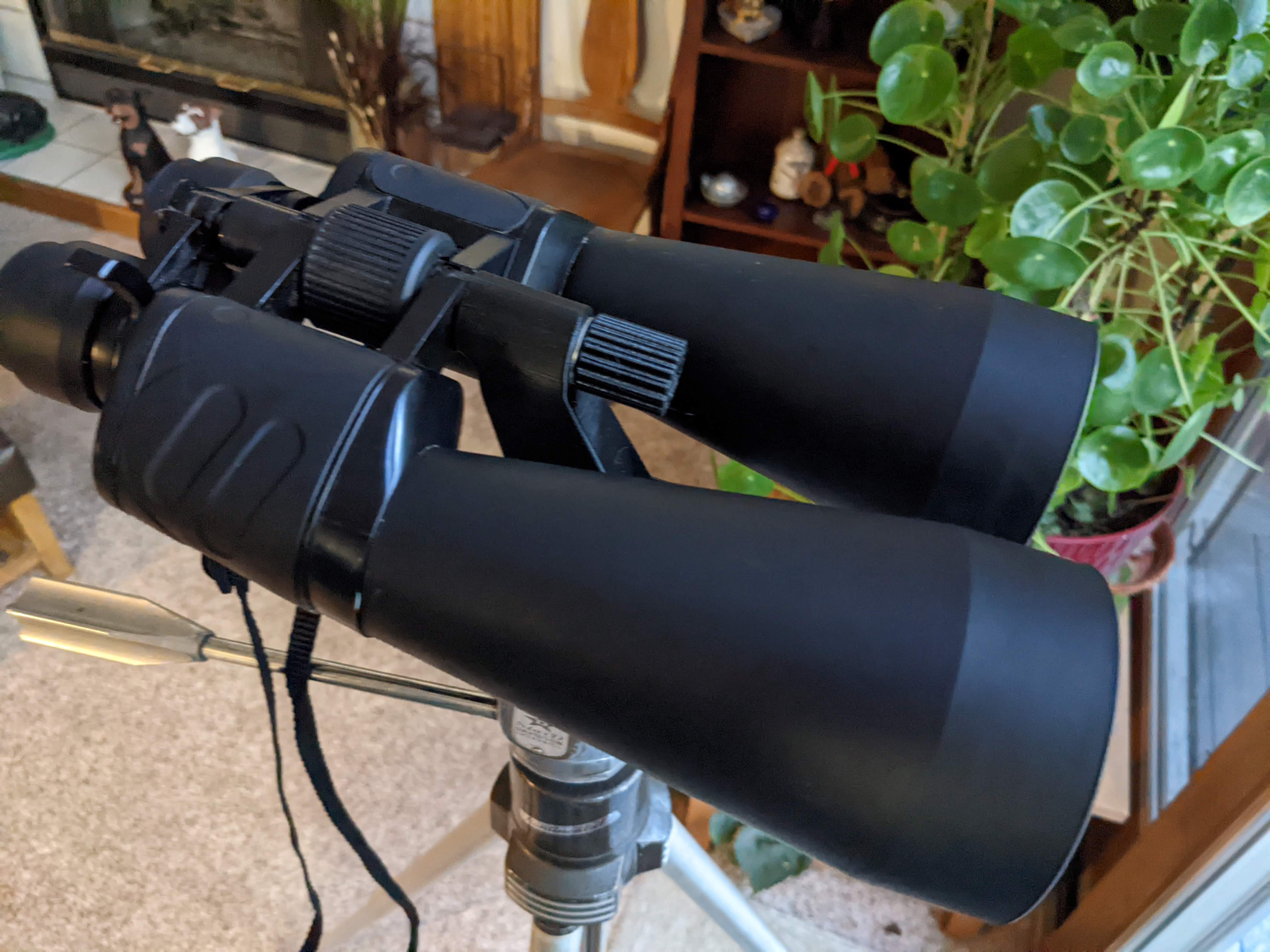 Binocular Tripod Mount (with Knob) by kaje | Download free STL model ...