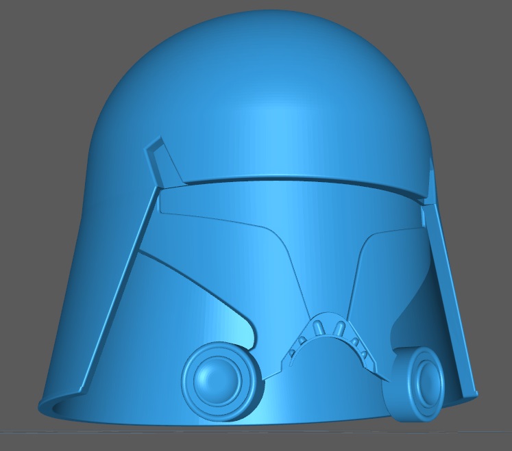 Realistic Snow Clone / Flame Clone Trooper helmet version 1 in 1:12 , 1 ...
