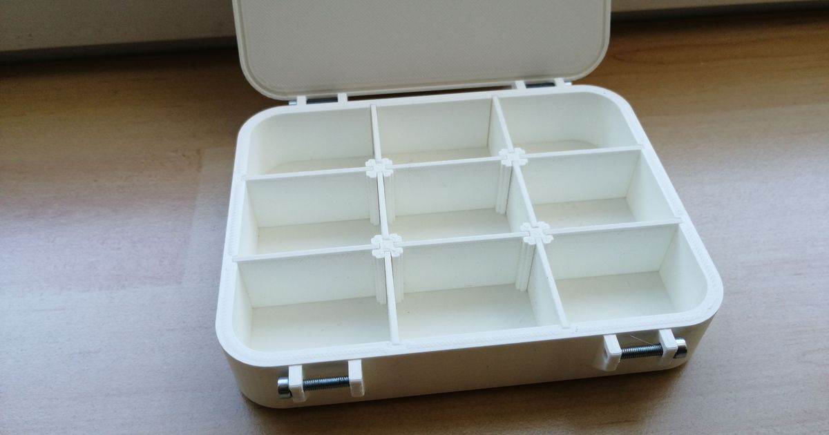 Sorting Box with customizable compartments by 3DP | Download free STL ...