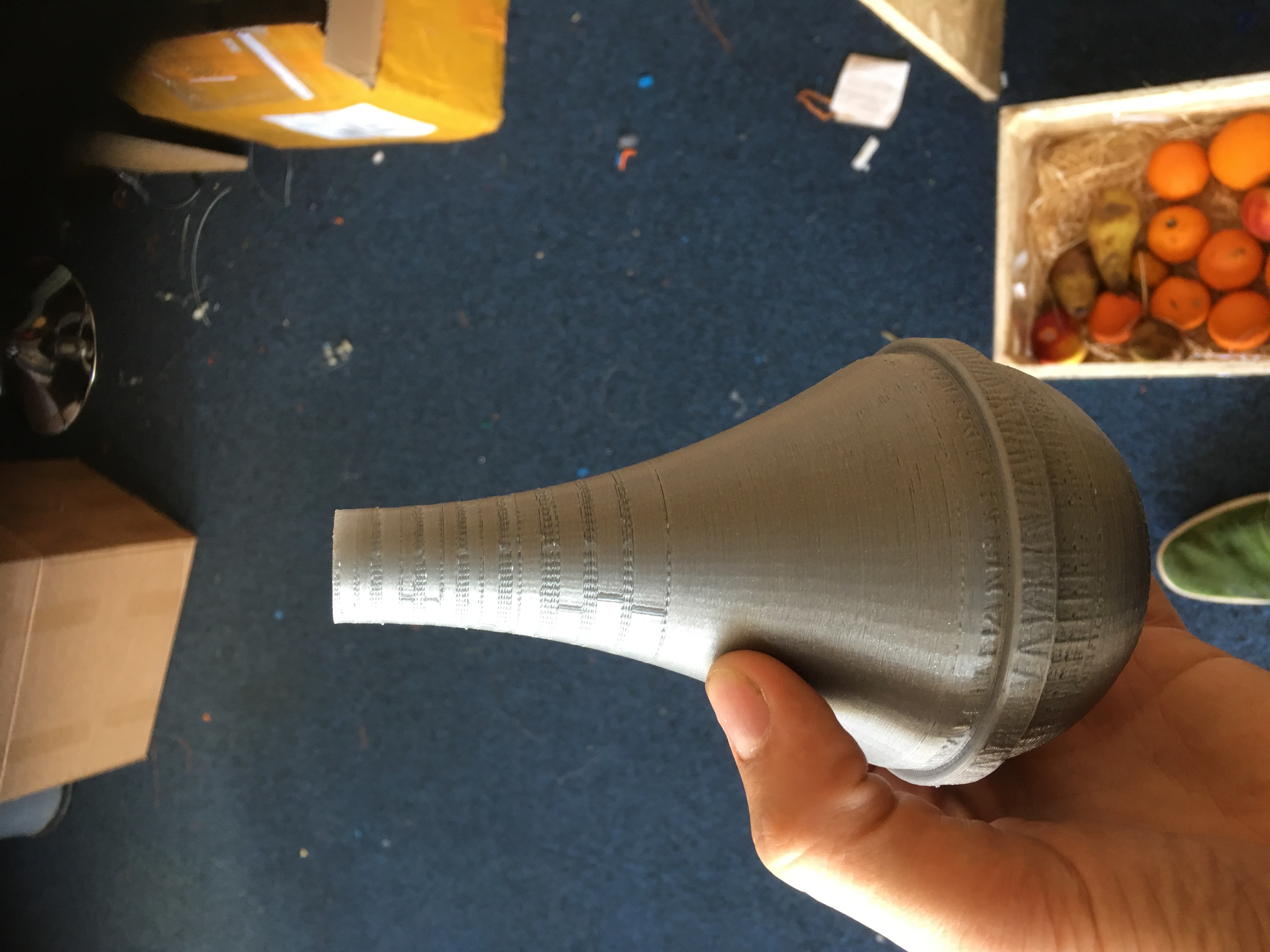Trumpet straight mute by MTB3D | Download free STL model | Printables.com