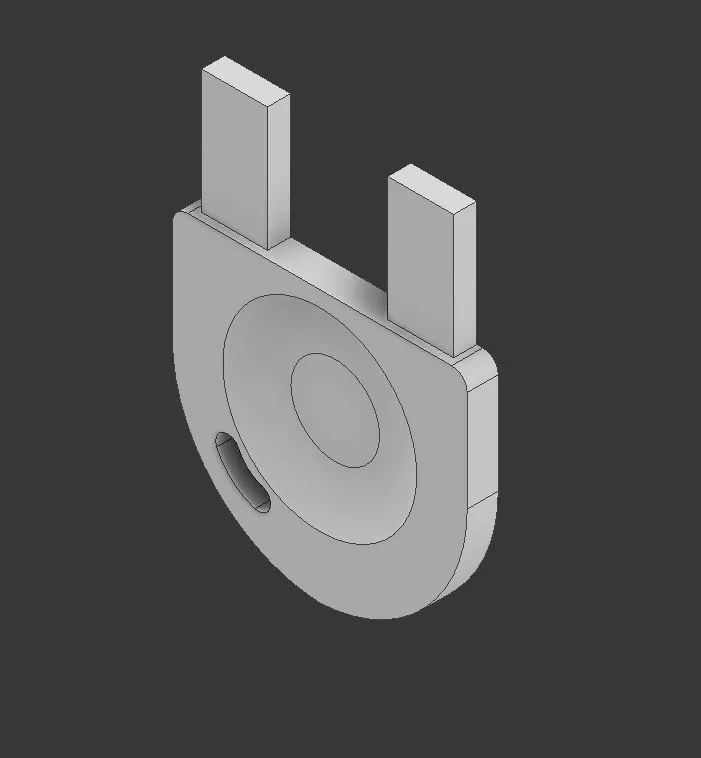 Toilet Roll Dispenser Key by dp makes | Download free STL model ...