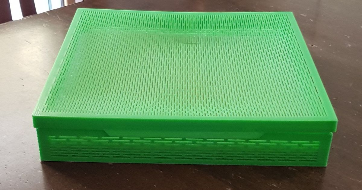 Box with Interlocking Closure (250x250 h45) by Lele88 | Download free ...