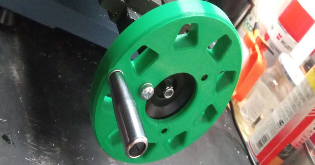 Mini mill hand wheel extension covers by PanWiadro | Download free STL ...