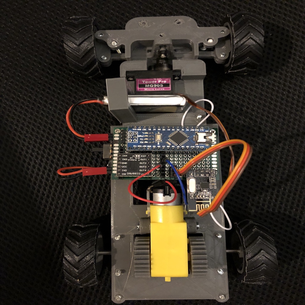 RC 1:16 with Arduino and NRF24L01 by ltmirel | Download free STL model ...