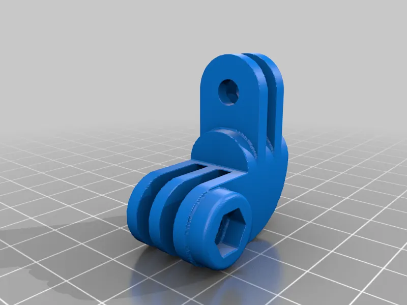 Gopro Mount Extension (Separated) by momodamonster | Download free STL ...