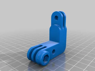 Gopro Mount Extension (Separated) by momodamonster | Download free STL ...
