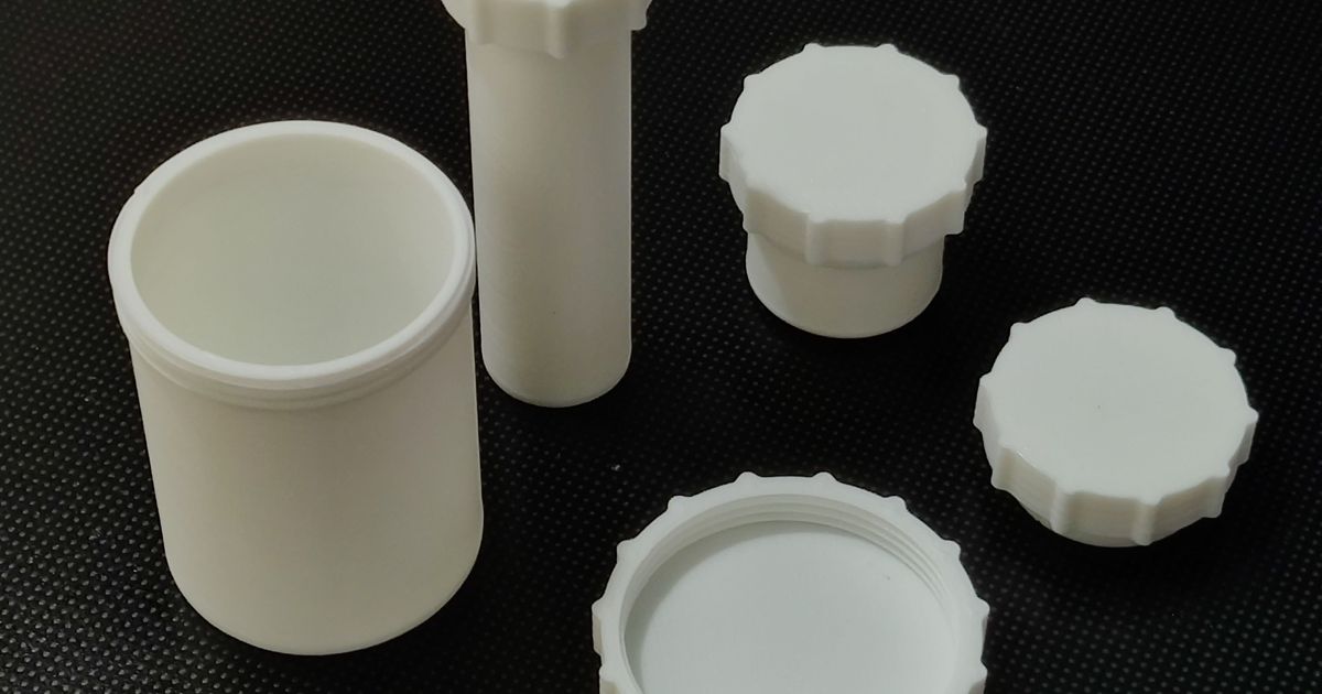 Parametric Screw Top Container by jq910 | Download free STL model ...