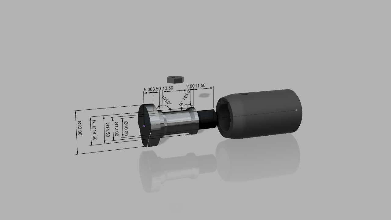 Adapter for pole-style camera stand by vnb | Download free STL model ...