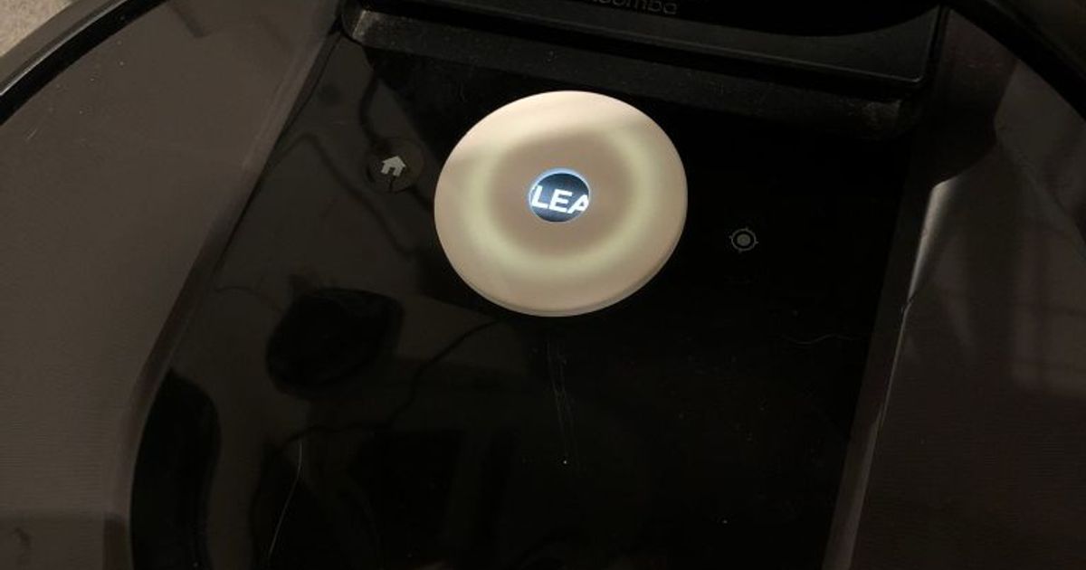 iRobot Roomba Button Cover by ostpol | Download free STL model ...