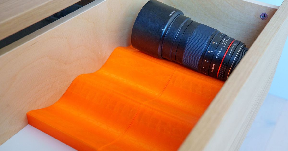 Lens drawer inlay by JP | Download free STL model | Printables.com