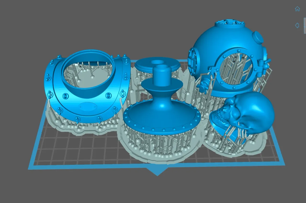 Vintage Deep Sea Diver Helmet by Jimson | Download free STL model ...