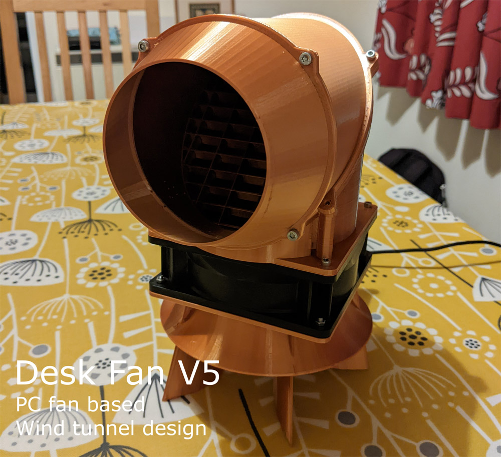 Wind Tunnel Desk Fan - Fan V5: PC 120mm by pittance | Download free STL ...