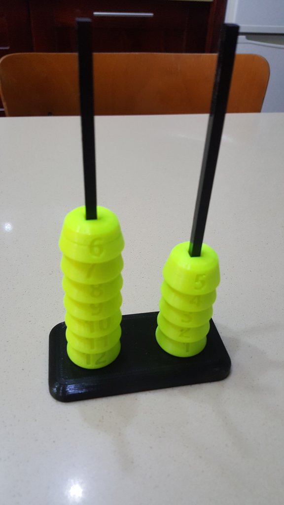 Water Drinking Abacus by Osprey | Download free STL model | Printables.com