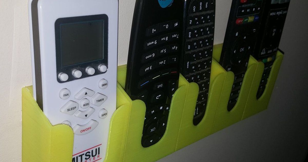 Modular Expandable Remote Control Wall Mount Rack by Osprey | Download ...