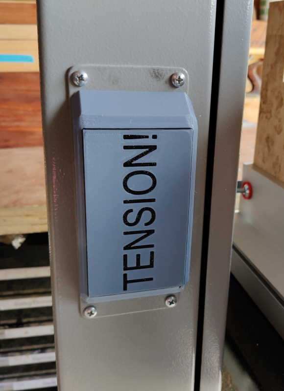 Tension Warning sign for Record BS400 Bandsaw by DrAl | Download free ...