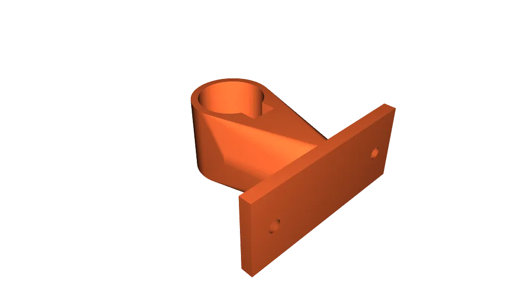 Closet rod holder for hanger by Mimo47 | Download free STL model ...