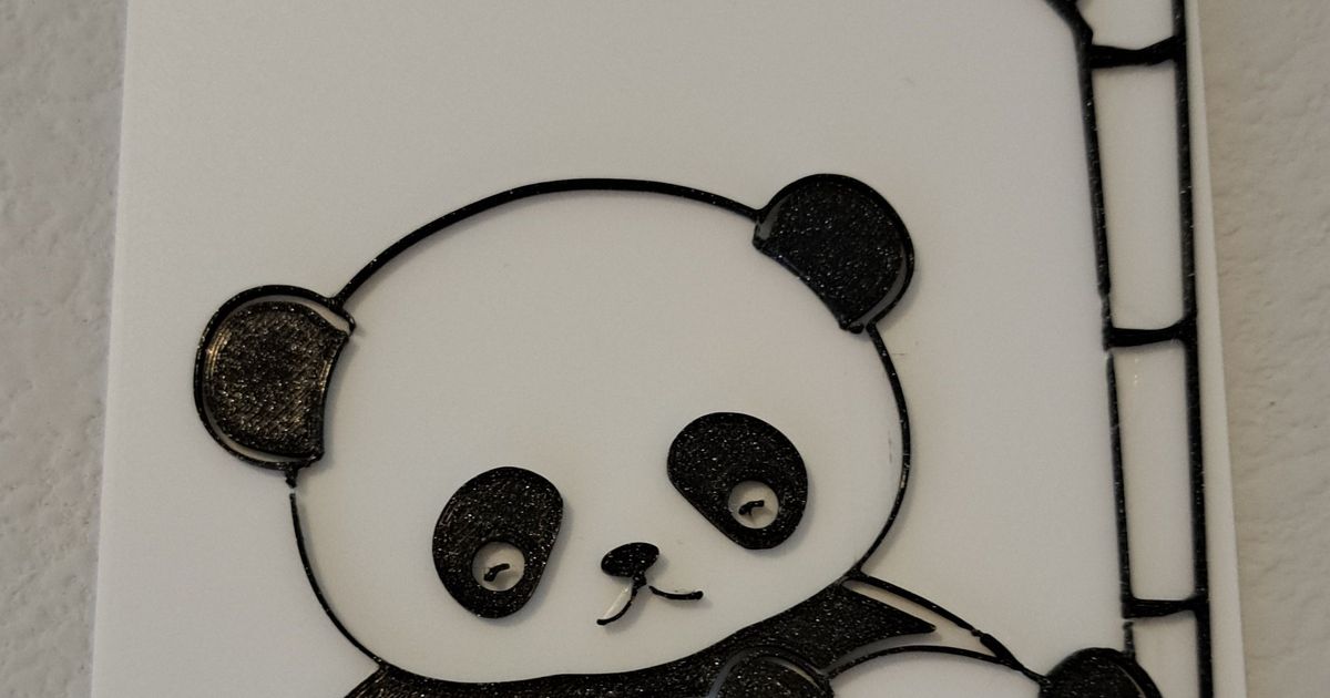 Cute Panda Family - 3d Print Ready by ATXMatt | Download free STL model ...