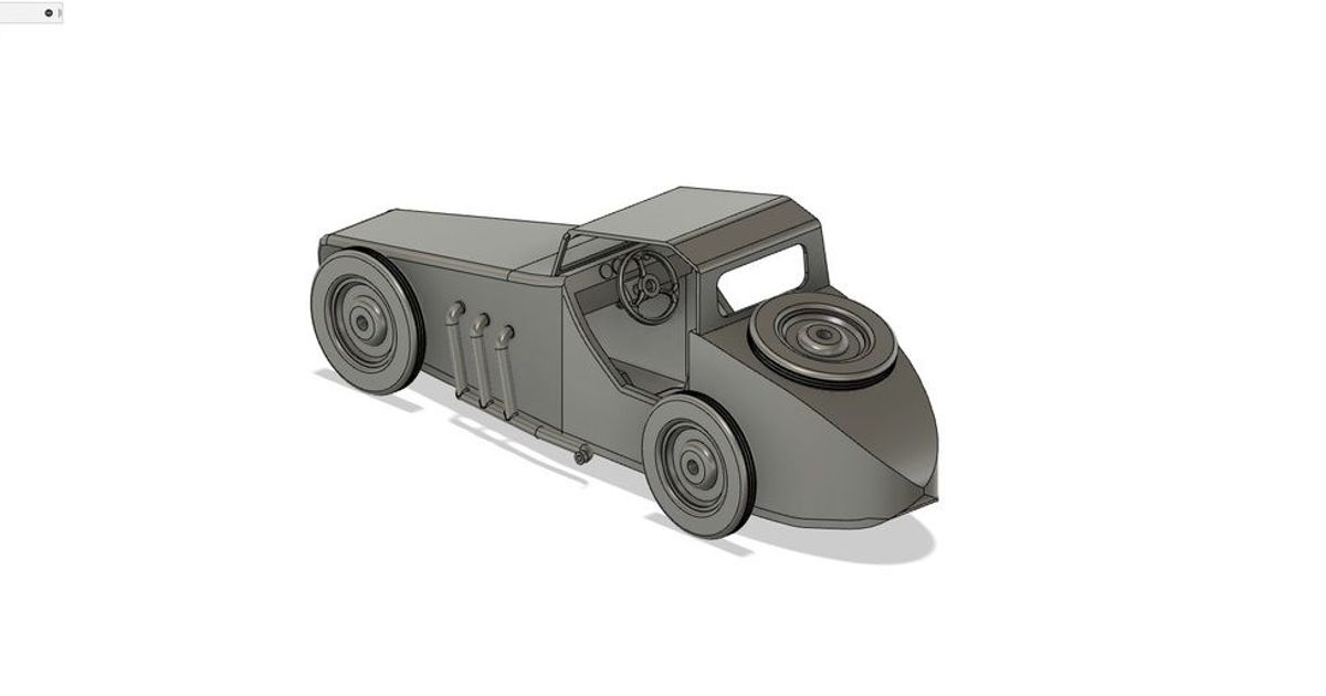 Old Sports Car by Andrzej_W | Download free STL model | Printables.com