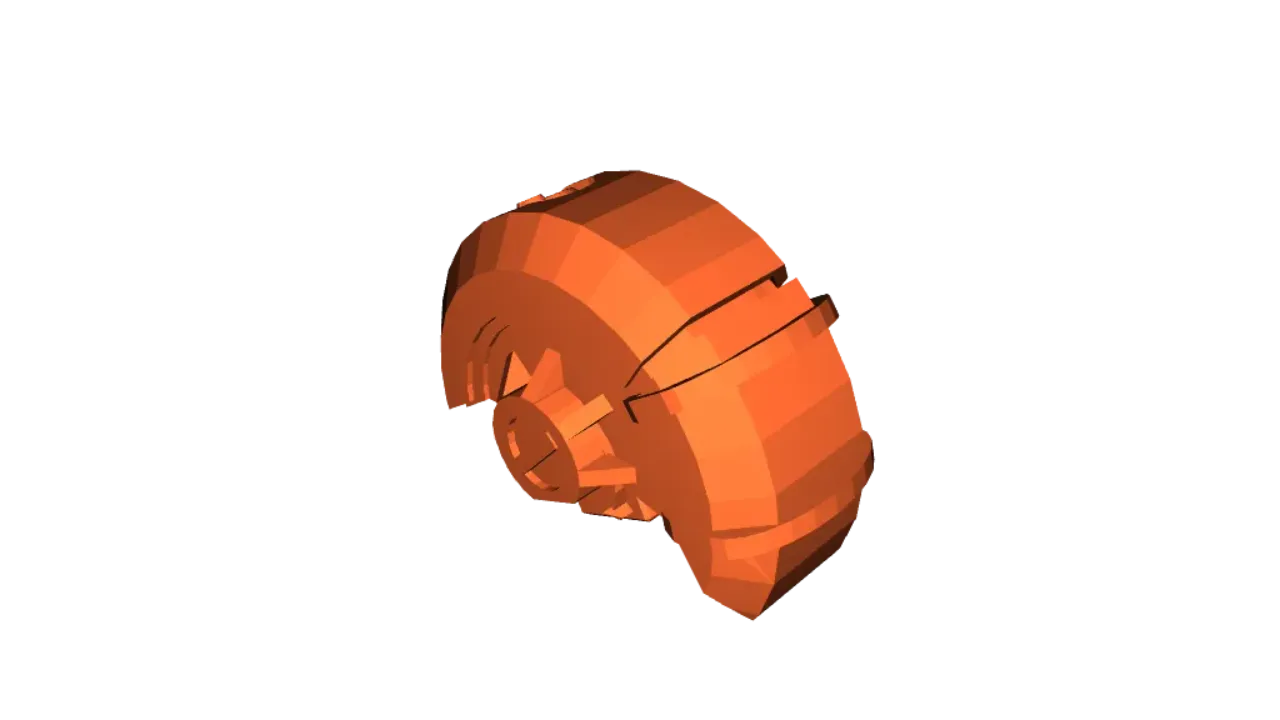 Lucky 13 GLaDOS head by Redbluebear132 | Download free STL model ...