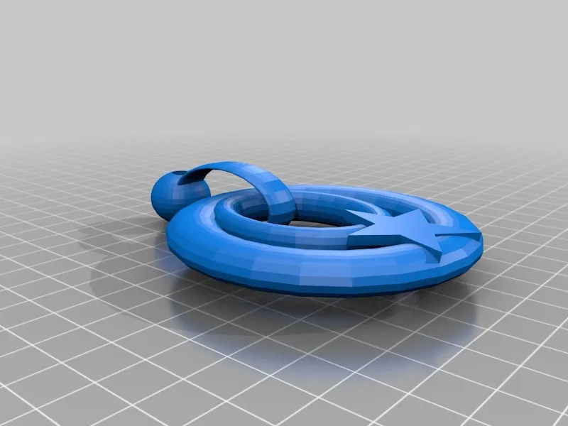 Star Hoop Earring by jchun | Download free STL model | Printables.com