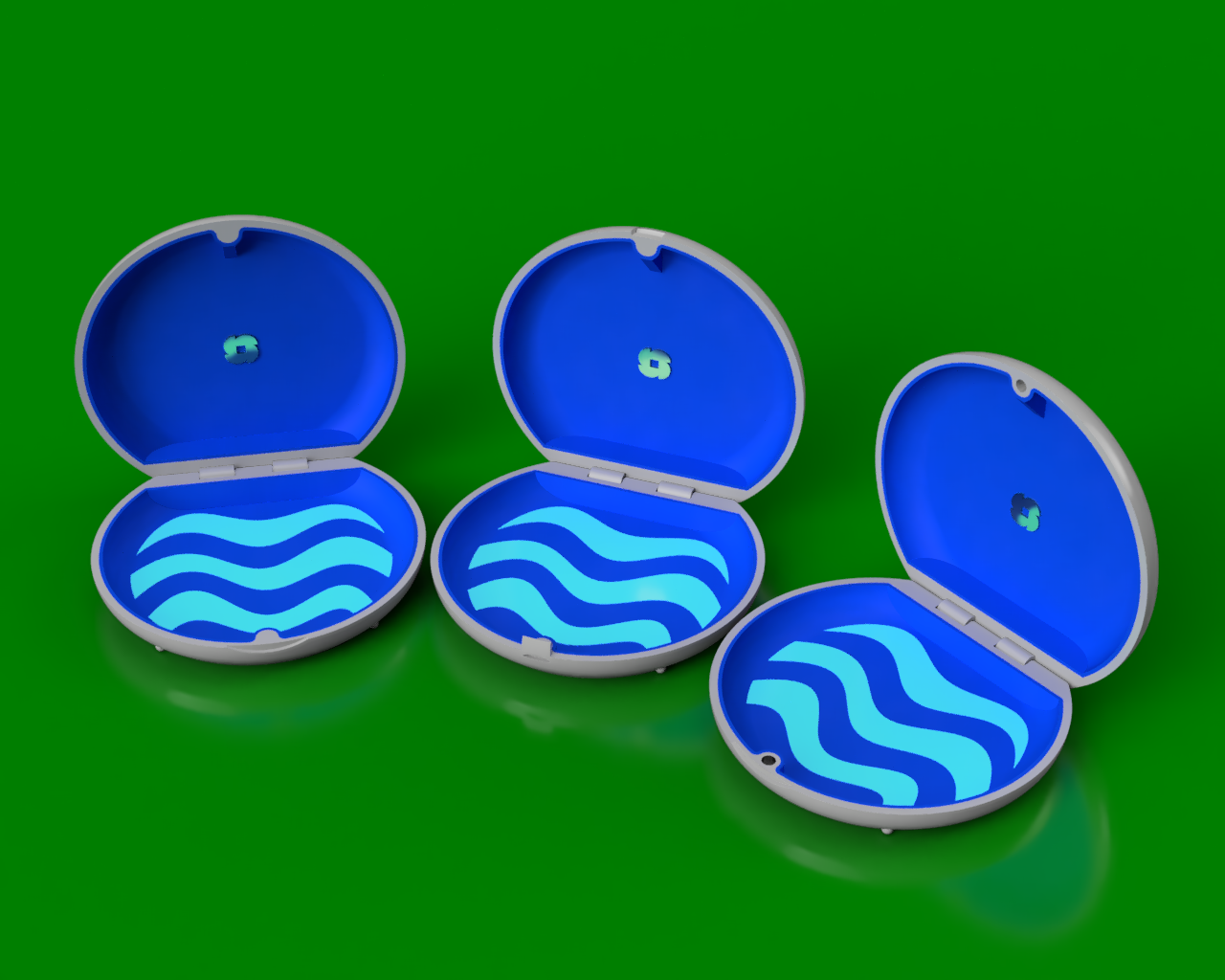 Print-In-Place Clamshell Container - Single and Multi-Material by Spool ...